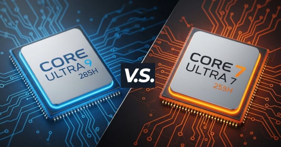 Core Ultra 9 285H vs Core Ultra 7 255H: Minimal Real-World Gains